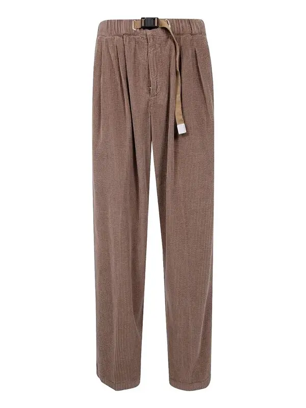 WHITE SAND Long Classic Trousers - Brown