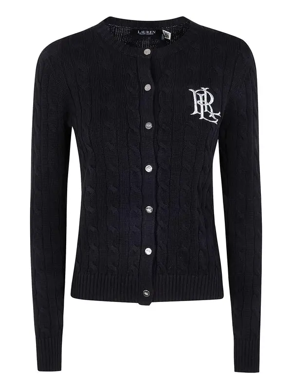 Ralph Lauren Ralhan Long Sleeve Cardigan - Black