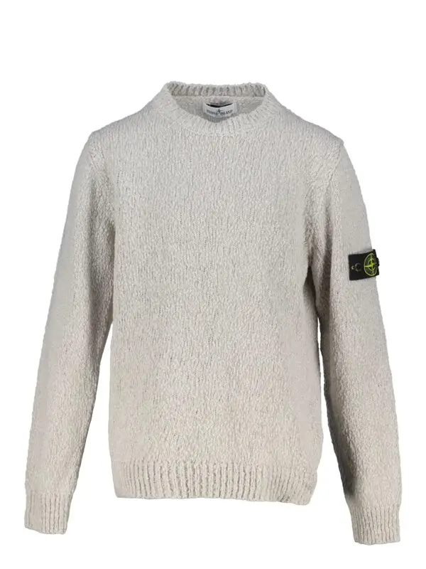 Stone Island Round Neck Sweater - Gray