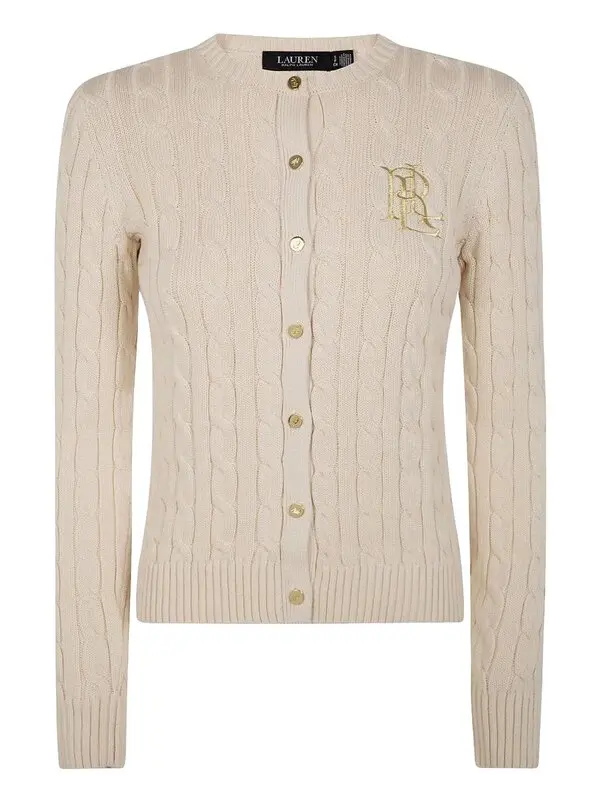Ralph Lauren Long Sleeve Cardigan - White