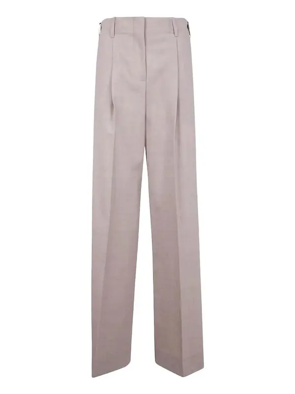 P.a.r.o.s.h Wide Leg Trousers - White