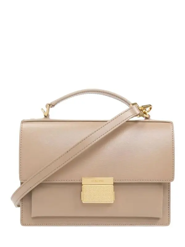 GOLDEN GOOSE Venezia Palmellato Leather Bag - Brown