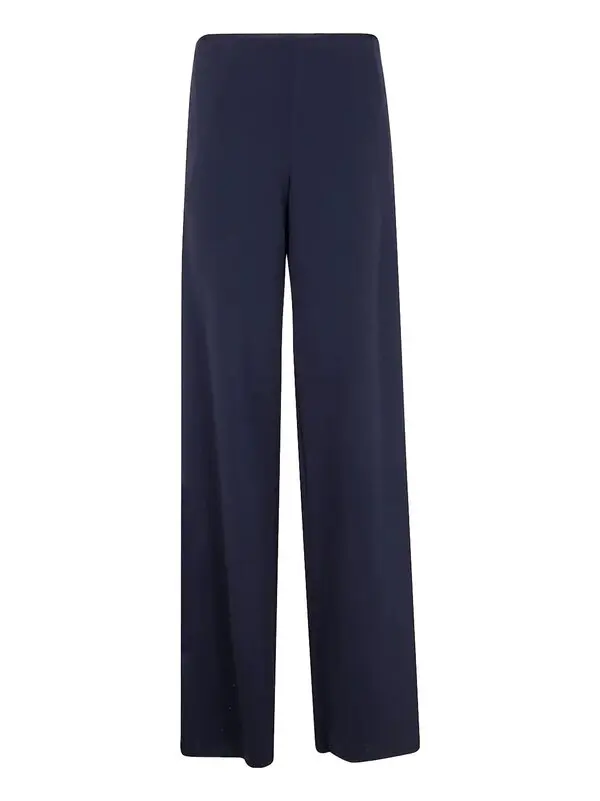 Emporio Armani Wide Leg Trousers - Blue