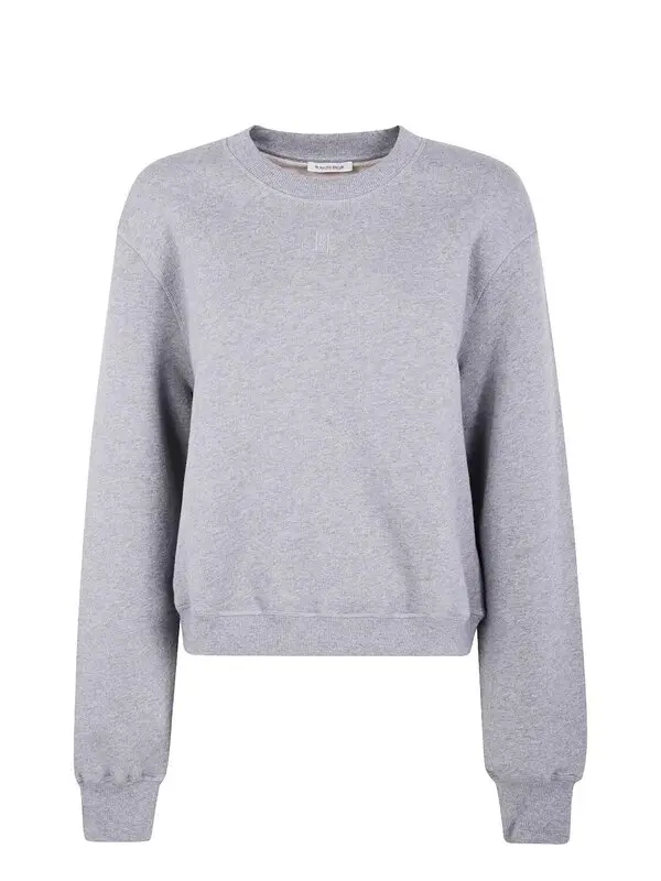 BY MALENE BIRGER Apalia Round Neck Sweatshirt - Gray