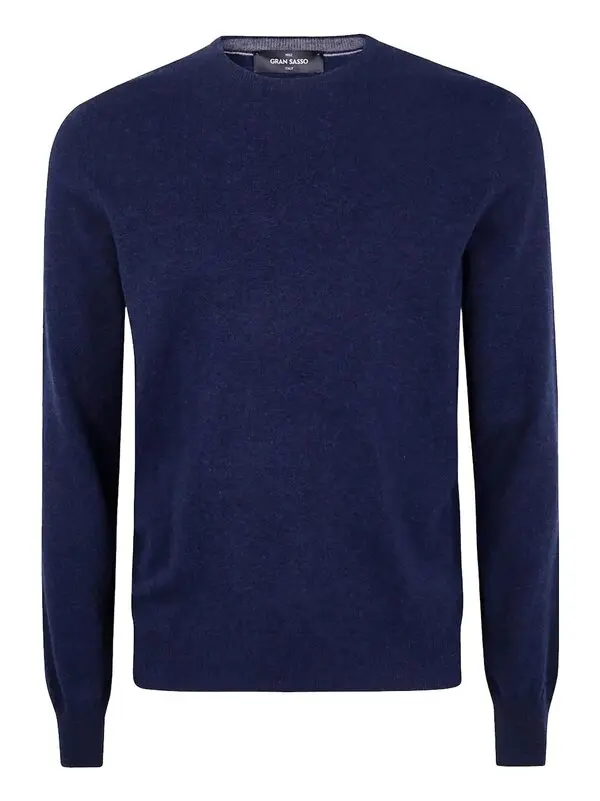 GRAN SASSO Round Neck Sweater - Blue