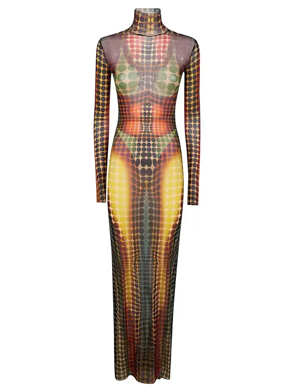 Jean Paul Gaultier Re-edition Long Dress - Yellow