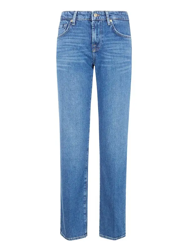 Seven For All Mankind Calie Straight Explorer Jeans - Blue
