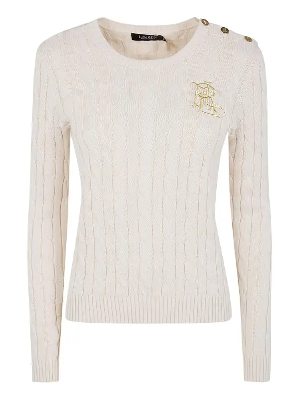Ralph Lauren Montiva Long Sleeve Pullover - White