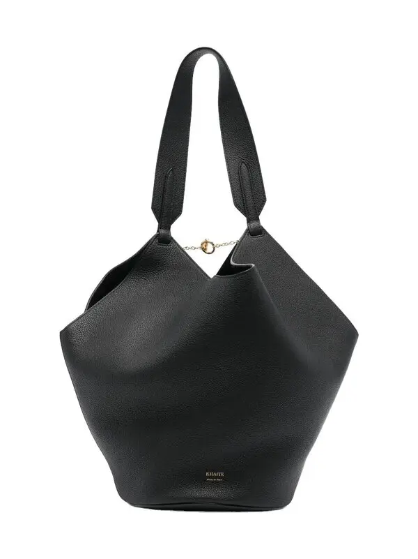 Khaite Lotus Small Tote Bag - Black