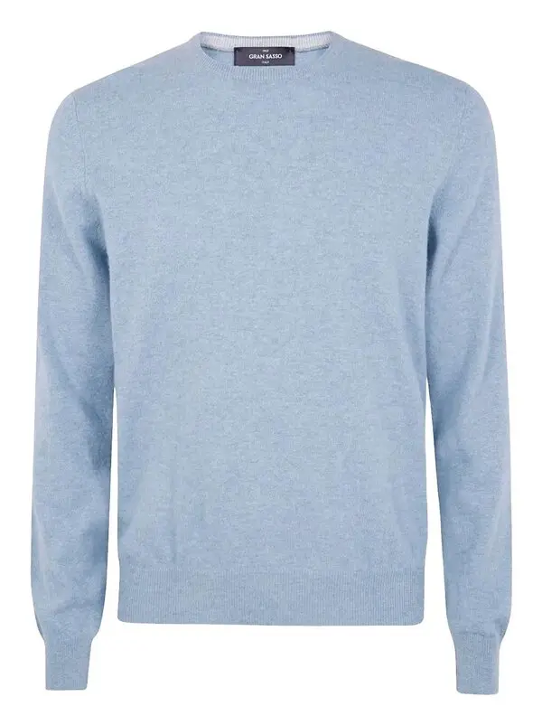 GRAN SASSO Round Neck Sweater - Blue
