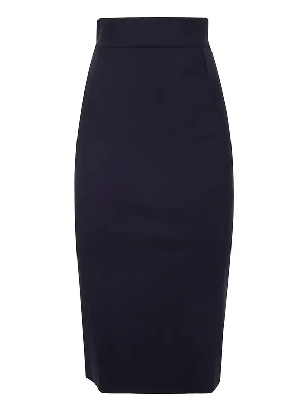 Chiara Boni La Petite Robe Pencil Jersey Skirt - Black