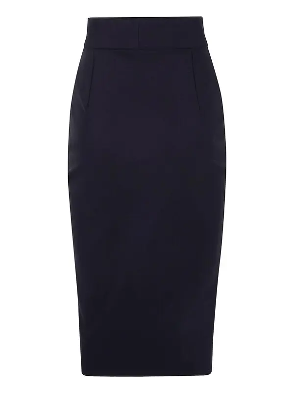 Chiara Boni La Petite Robe Pencil Jersey Skirt - Black