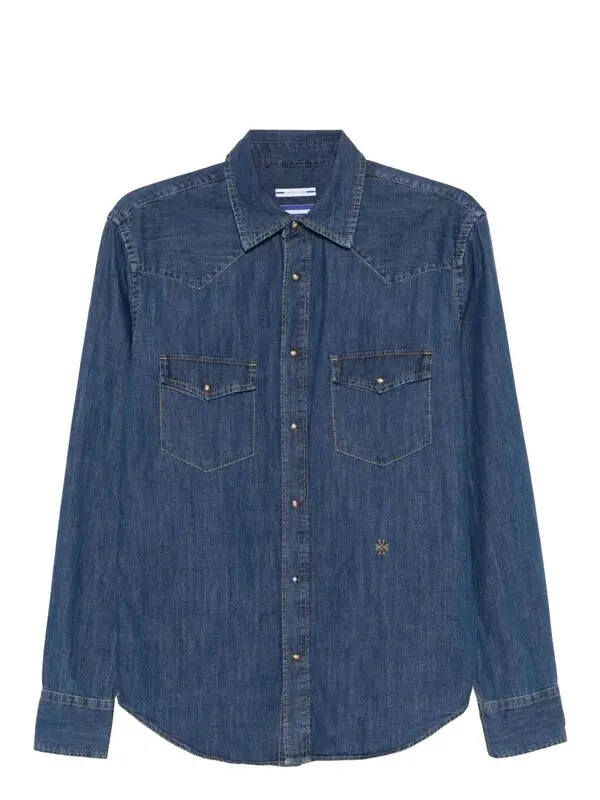 Jacob Cohen Western S1" Shirt - Blue