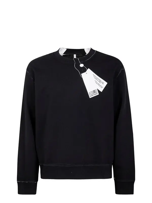 MAISON MARGIELA Relaxed Fit Sweatshirt - Black