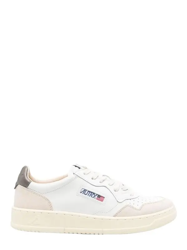 AUTRY Medalist Low Suede Sneakers - White