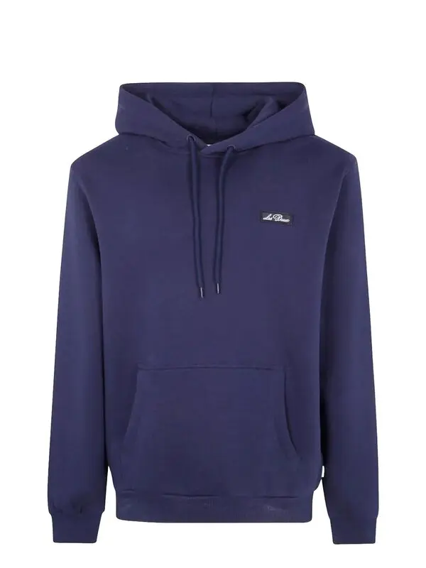 LES DEUX Patch Hoodie - Blue