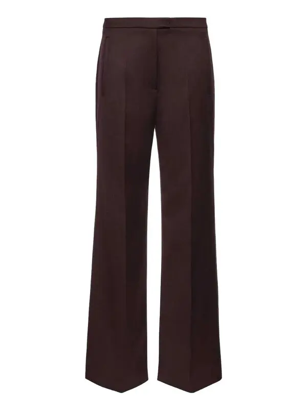 Magda Butrym Classic Wool Pants - Red