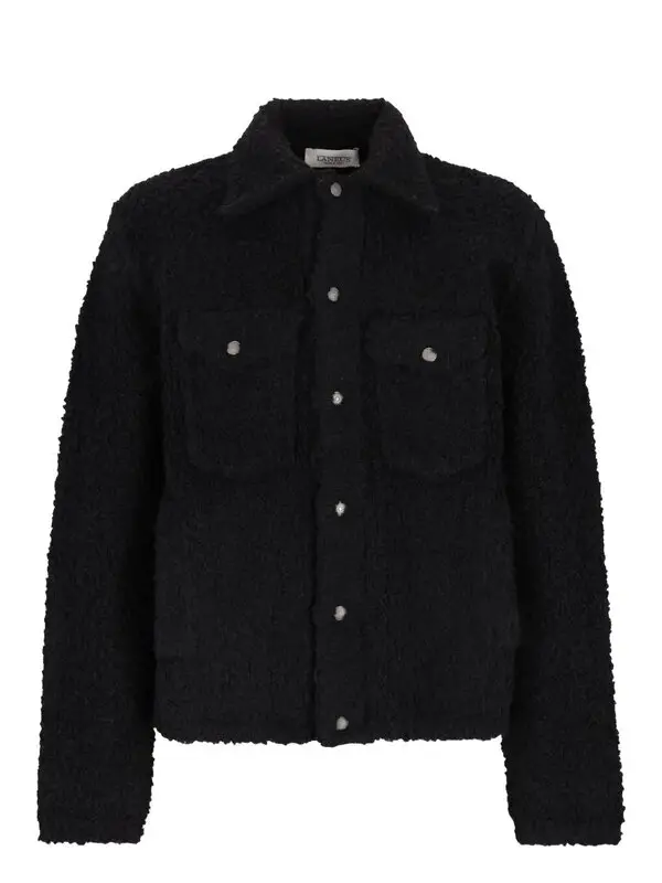 LANEUS Knitted Jacket - Black