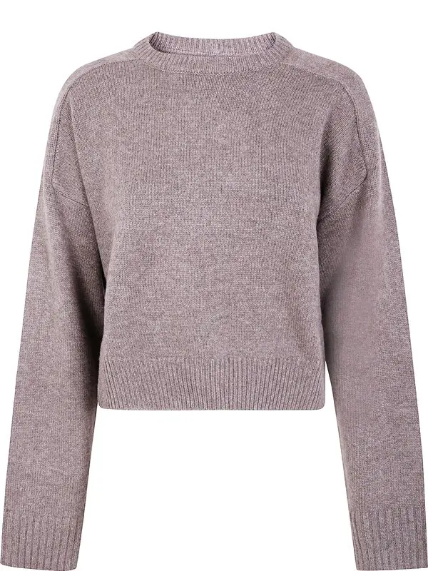 Loulou De Saison Bruzzi Lds Cropped Sweater - Beige
