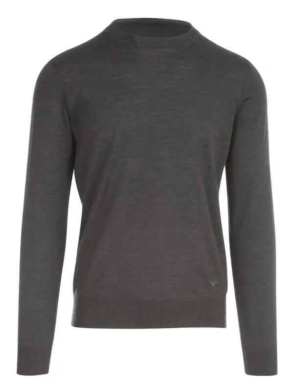 Emporio Armani Crew Neck Sweater - Gray