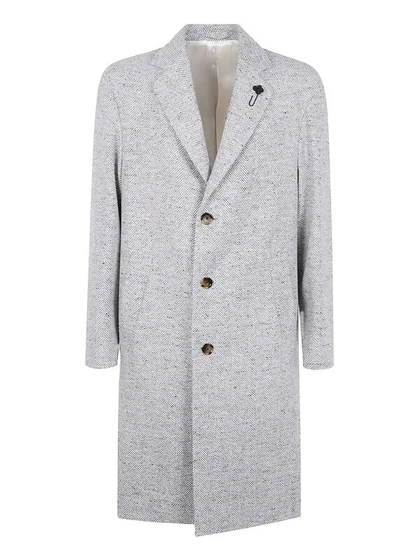 LARDINI Tailored Coat - Gray