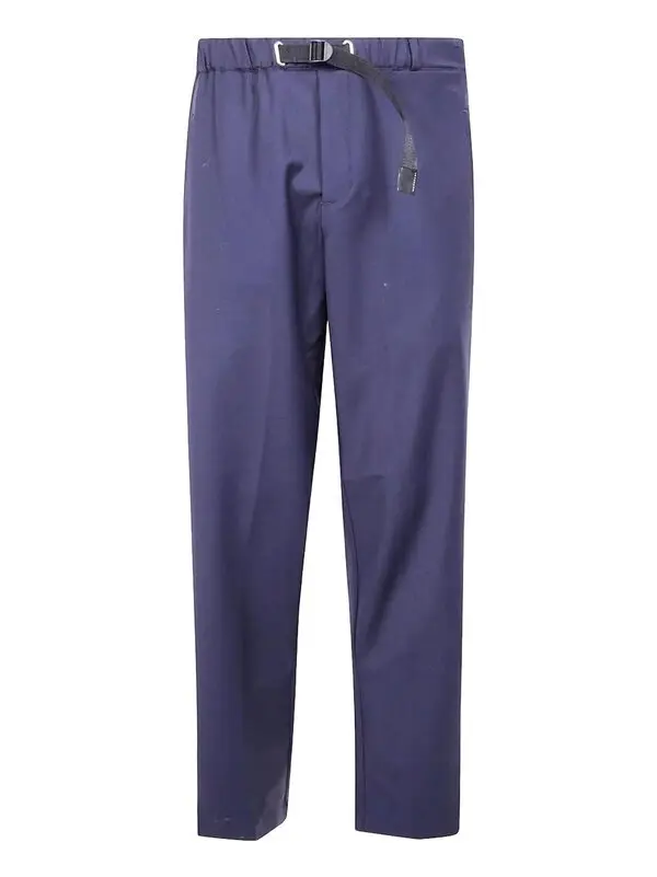 WHITE SAND Long Classic Trousers - Blue