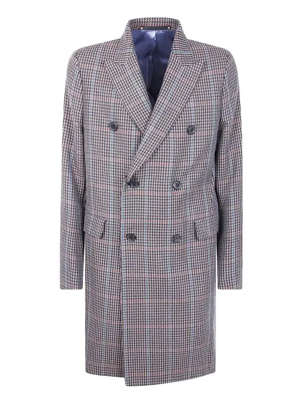 Paul Smith Single Breasted Overcoat - Brown