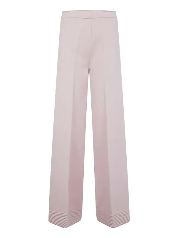 D.exterior Merinos Comfort Long Trousers - White