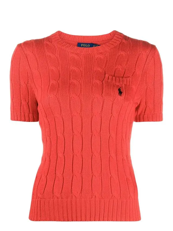 Polo Ralph Lauren Cotton Crew Neck Sweater - Red