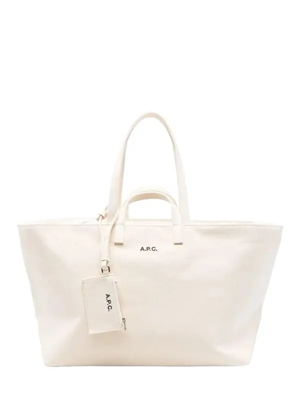 A.p.c. Le Drummer Toile Tote - Beige