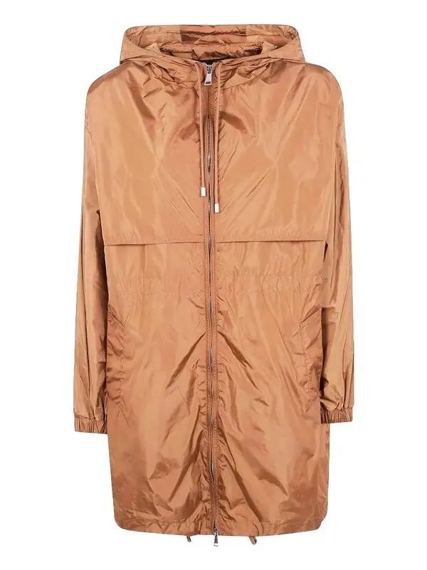 SEMICOUTURE Nylon Parka - Brown
