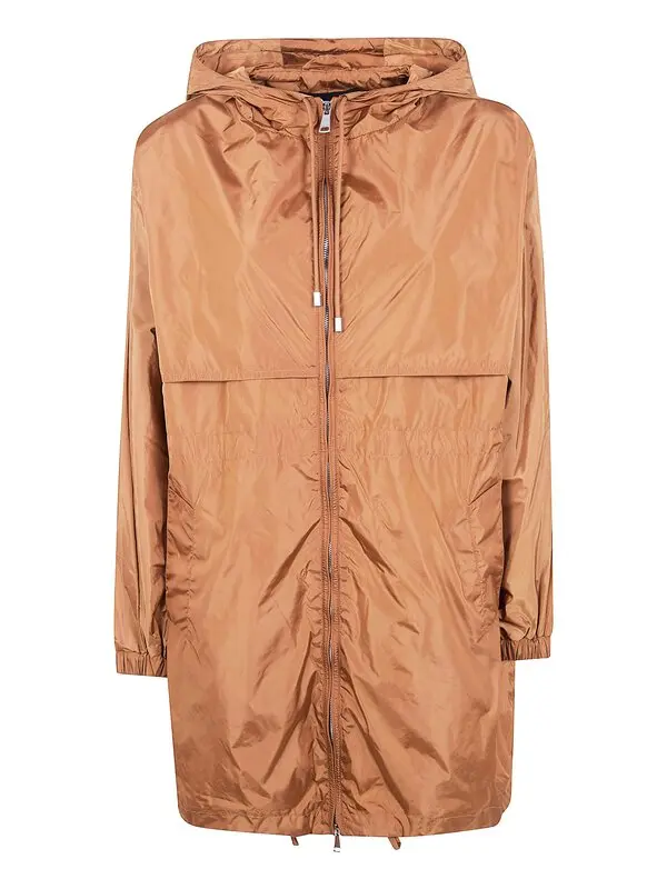 SEMICOUTURE Nylon Parka - Brown