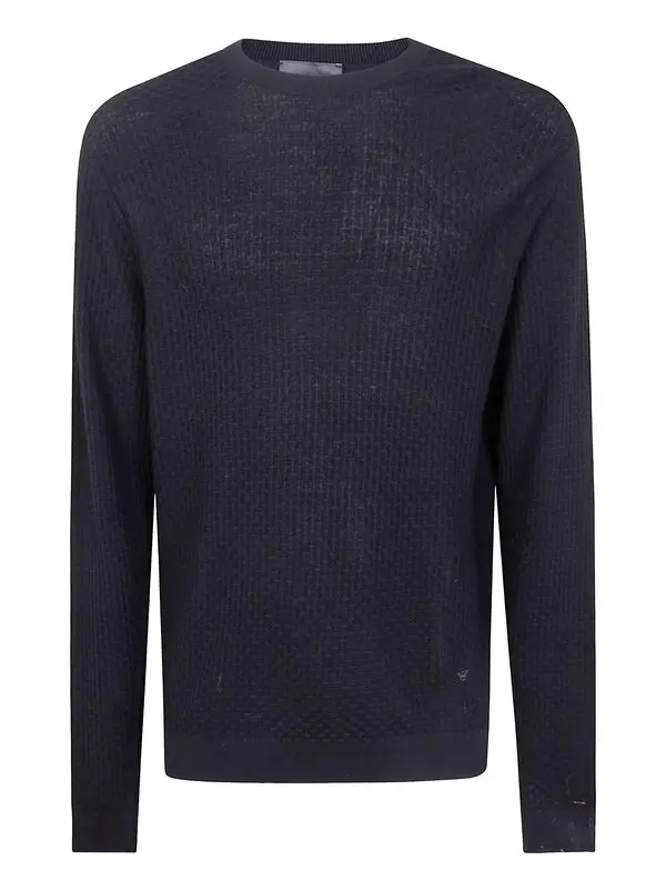 Emporio Armani Round Neck Sweater - Black