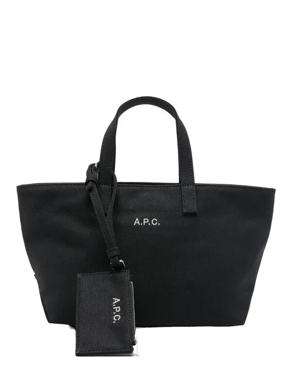 A.p.c. Le Drummer Toile Small Tote Bag - Black