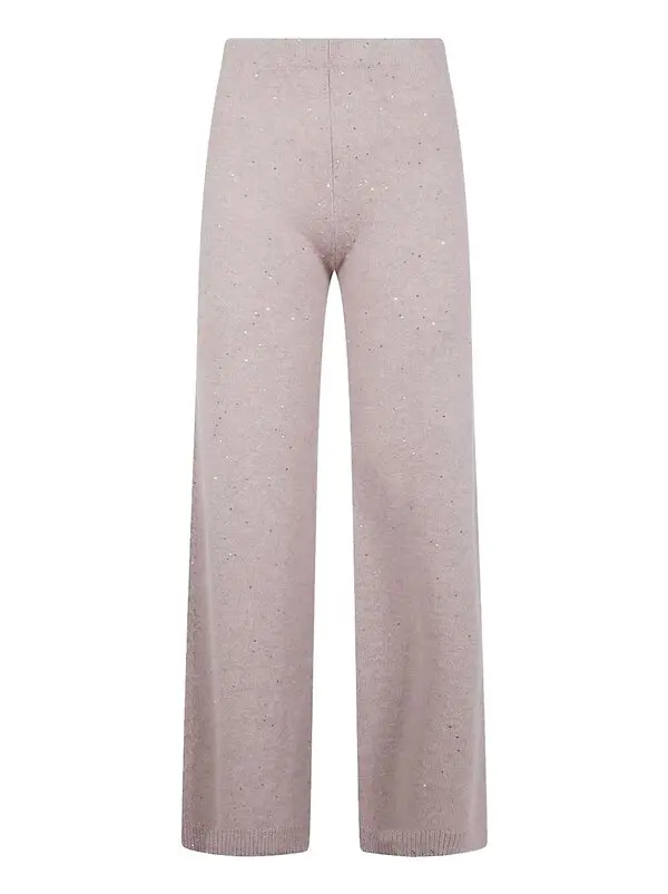 D.exterior Cashmere Crystal Trousers - Brown