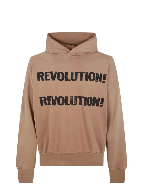 Fear Of God Revolution" Hoodie - Beige