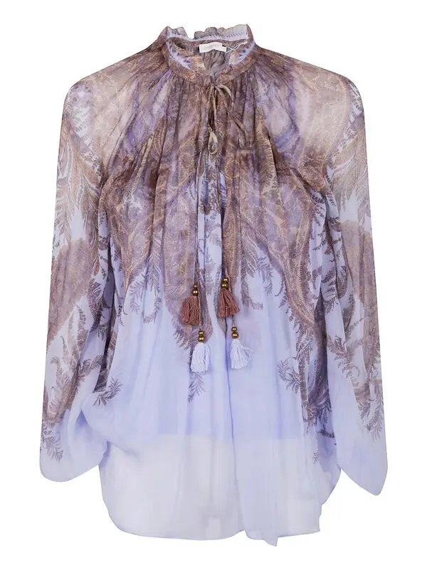 Zimmermann Hypnotic Billow Blouse - Pink
