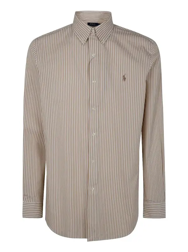 Polo Ralph Lauren Sport Shirt Long Sleeve - Beige