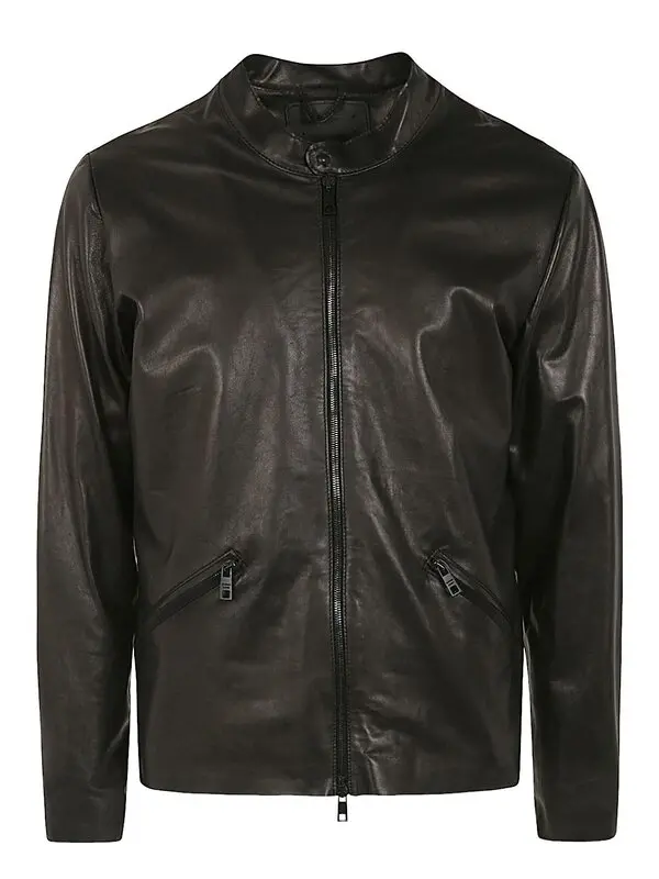 GIORGIO BRATO Biker Jacket - Black