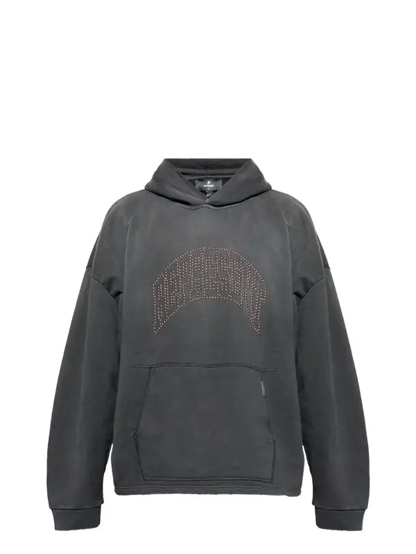 REPRESENT Embellished Hoodie - Black