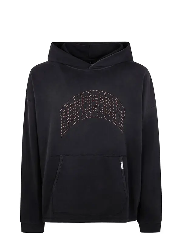 REPRESENT Embellished Hoodie - Black
