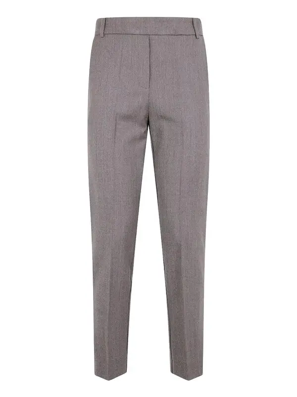 KILTIE Hugo Straight Leg Trousers - Brown