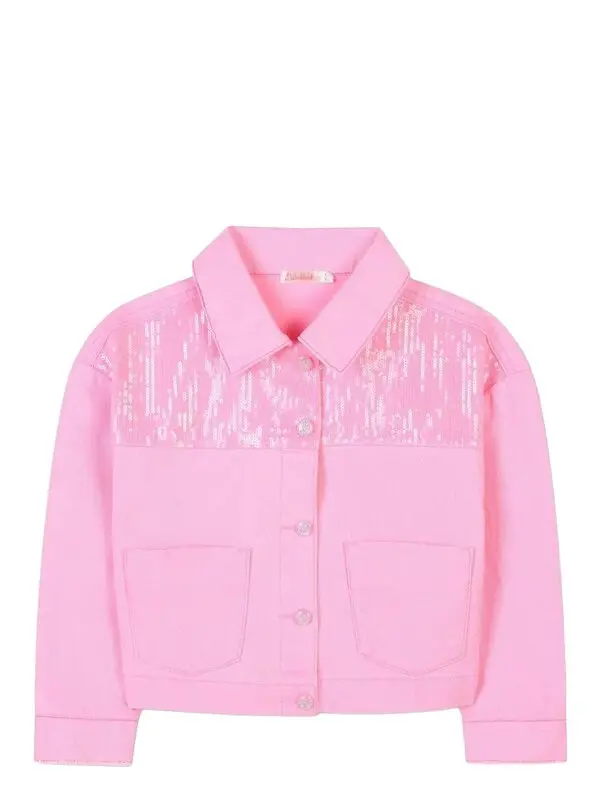 BILLIEBLUSH Denim Trucker Jacket - Pink