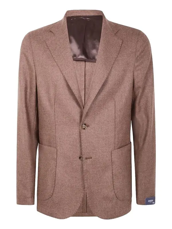 BARBA NAPOLI Easy Mono' Jacket - Brown