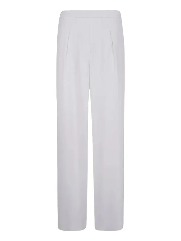Emporio Armani Elastic Waist Trousers - White
