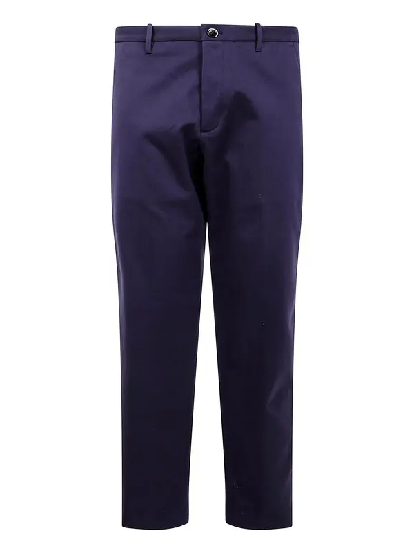 NINE:INTHE:MORNING Giove Piatto Slim Trouser - Blue