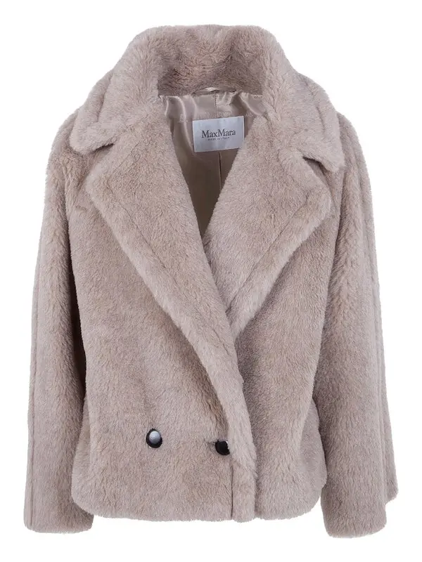 Max Mara Classic Short Coat - Beige