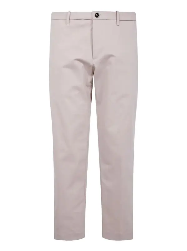 NINE:INTHE:MORNING Giove Piatto Slim Trouser - Beige