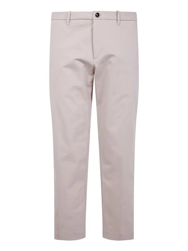 NINE:INTHE:MORNING Giove Piatto Slim Trouser - Beige
