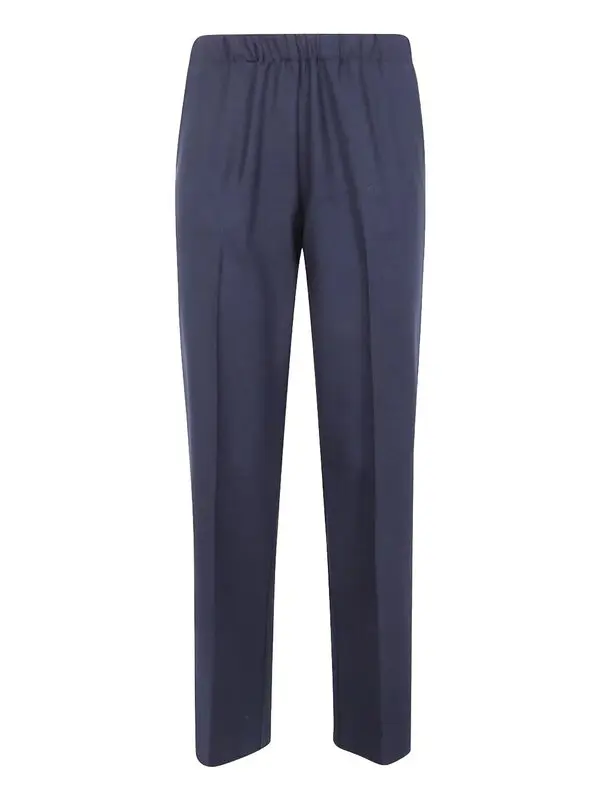 KILTIE George Wide Leg Trousers - Blue